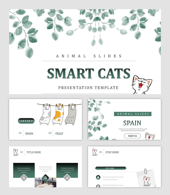 Cat Powerpoint Template