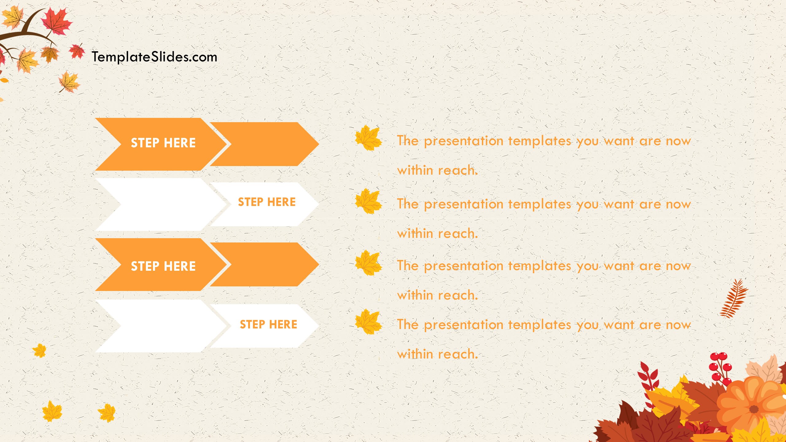 Thanksgiving Day Party Powerpoint Template - Etsy