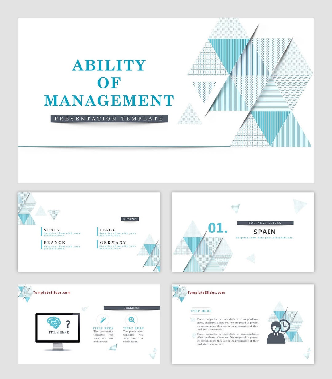 Ability Management PPT Template for Business - Etsy