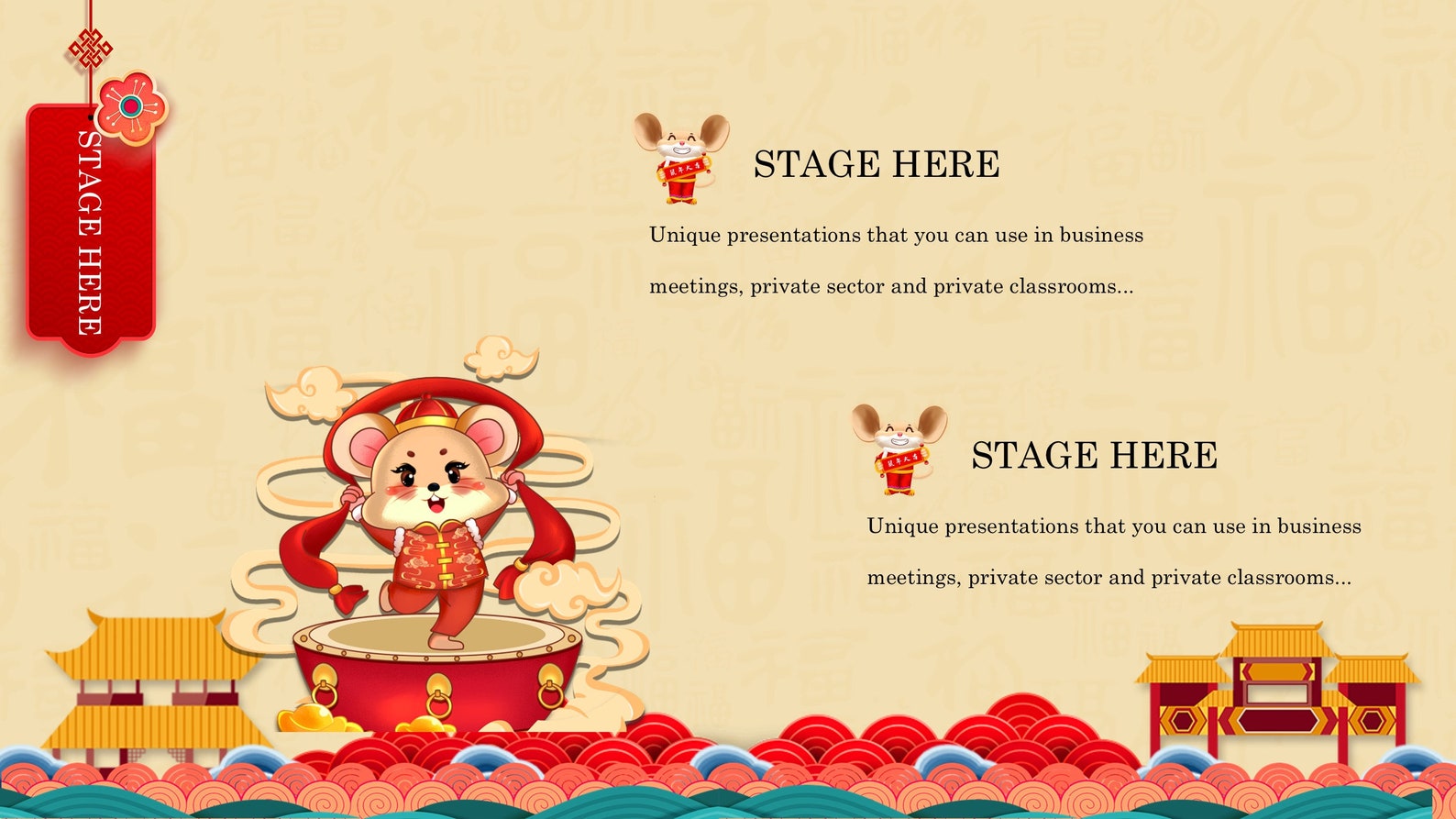 Funny Teddy Bear PPT Template - Etsy