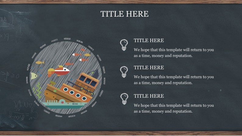 The Fish IDEA Powerpoint Template Google Slides Keynote | Etsy