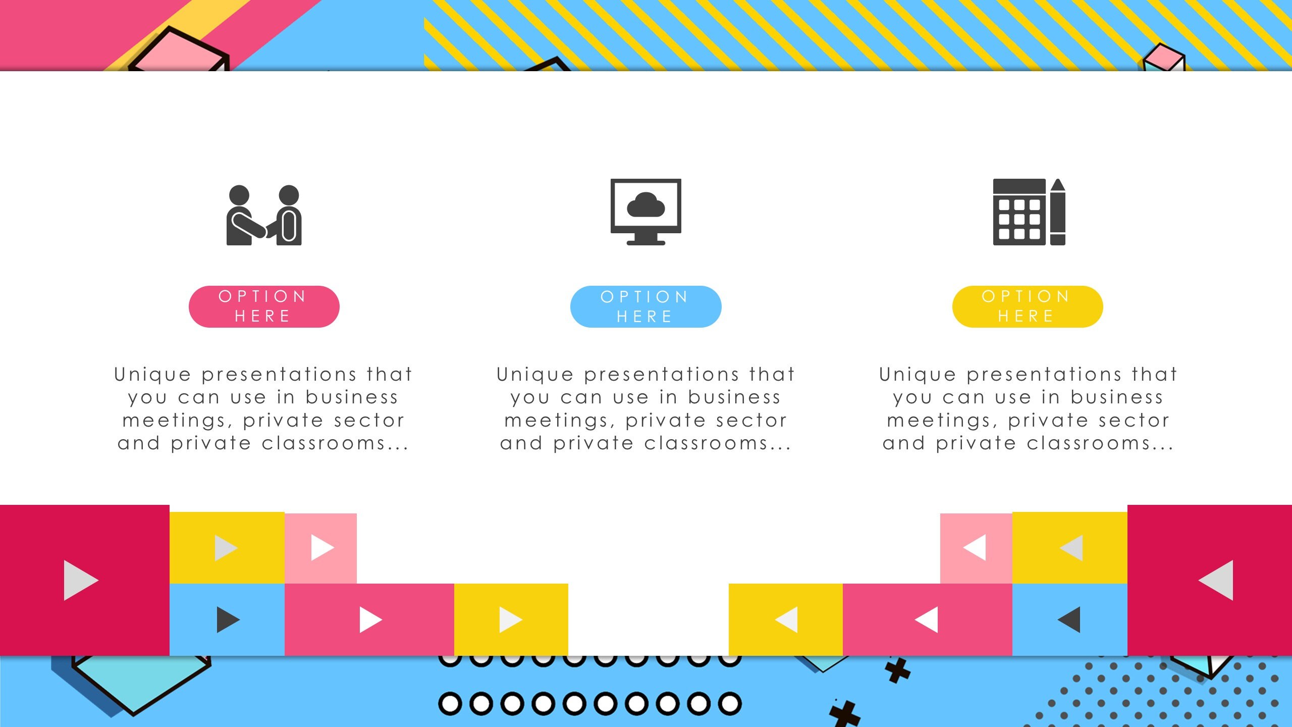 Retro Modern Style Powerpoint Template - Etsy