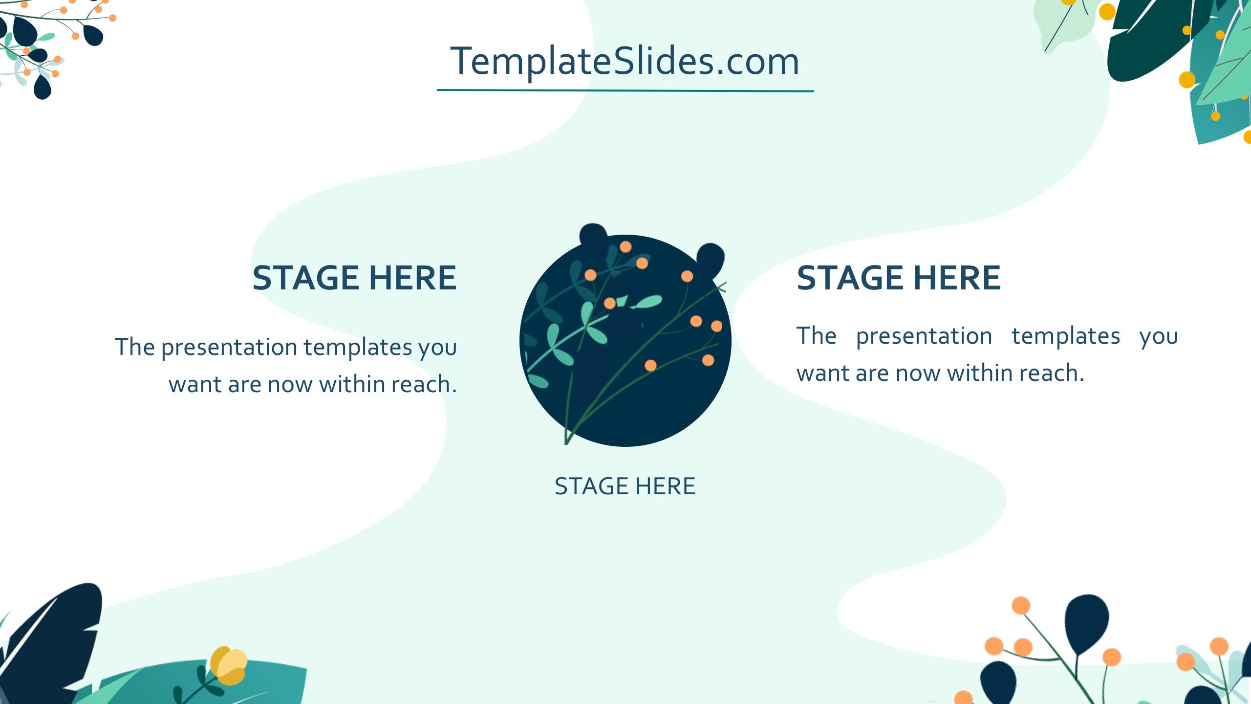 Natural College Frame Powerpoint Template - Etsy