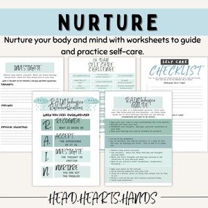 RAIN Technique, Mindfulness Worksheets, DBT Worksheets, Anxiety Relief ...