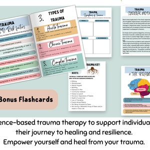 Trauma Therapy Workbook for Adults, Fight Flight Freeze Response ...