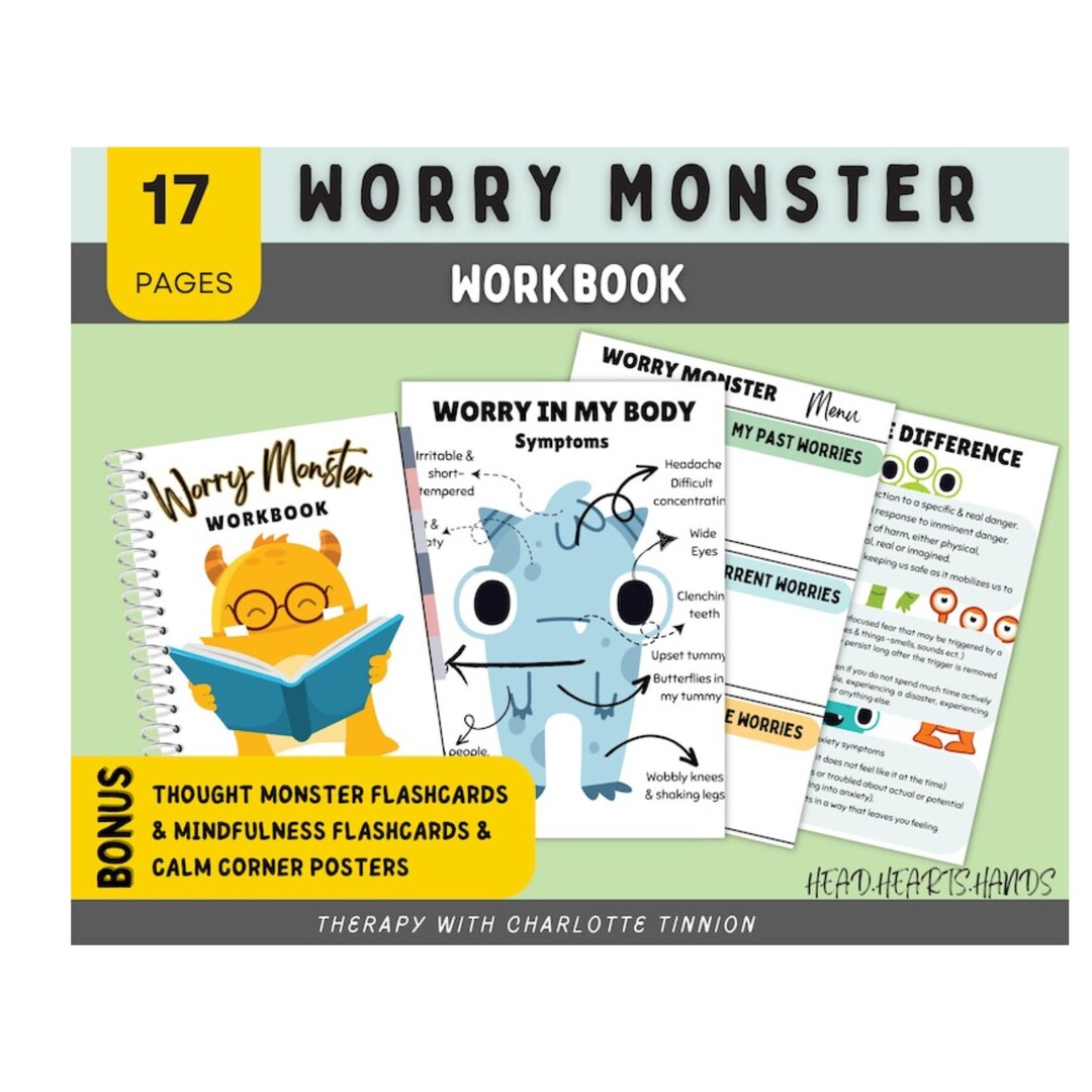 Worry Monster for Kids, Therapy for Kids, Anxiety Relief for Kids ...