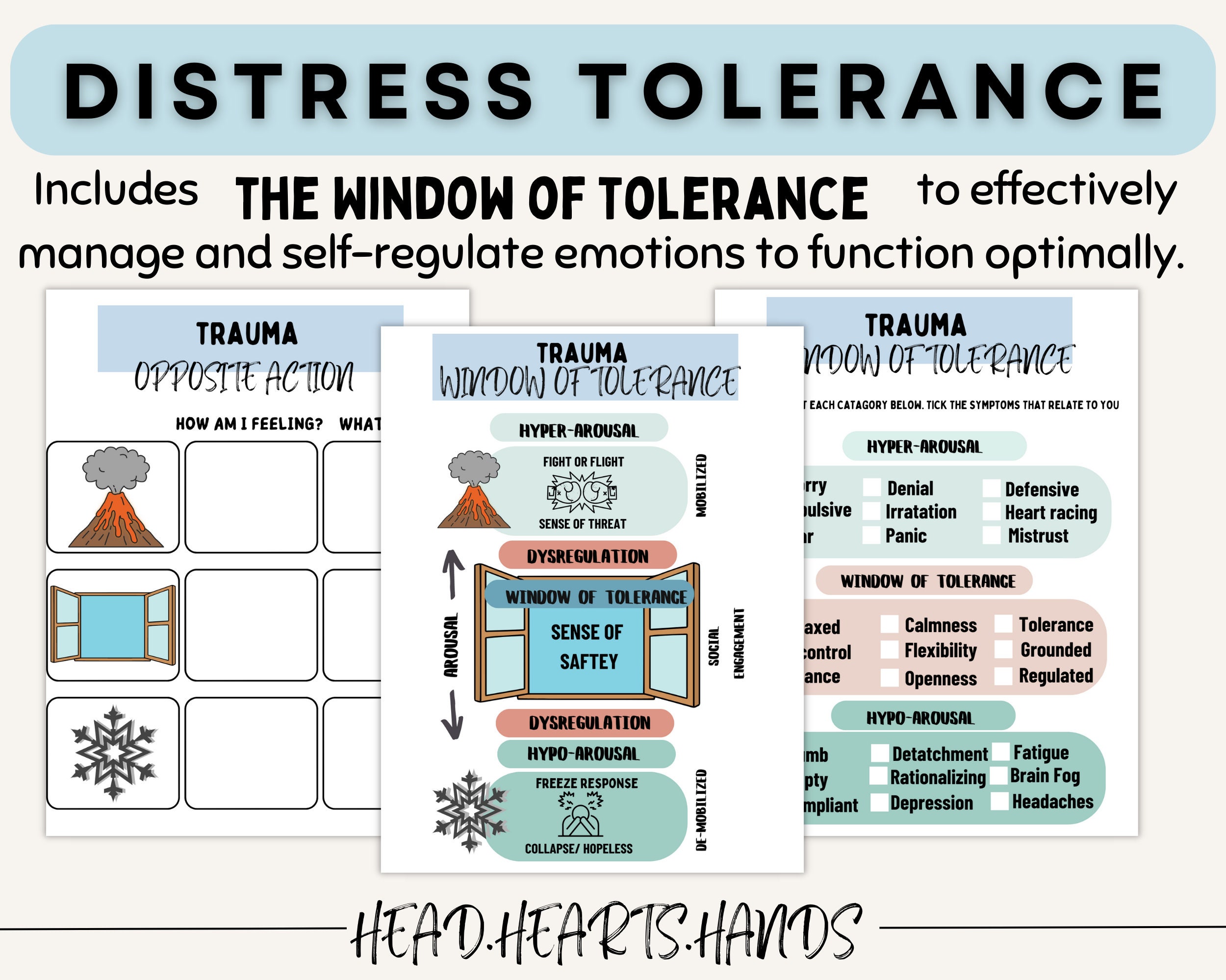 Distress Tolerance Worksheets Bundle, DBT Worksheets, DBT Bundle, ACT ...