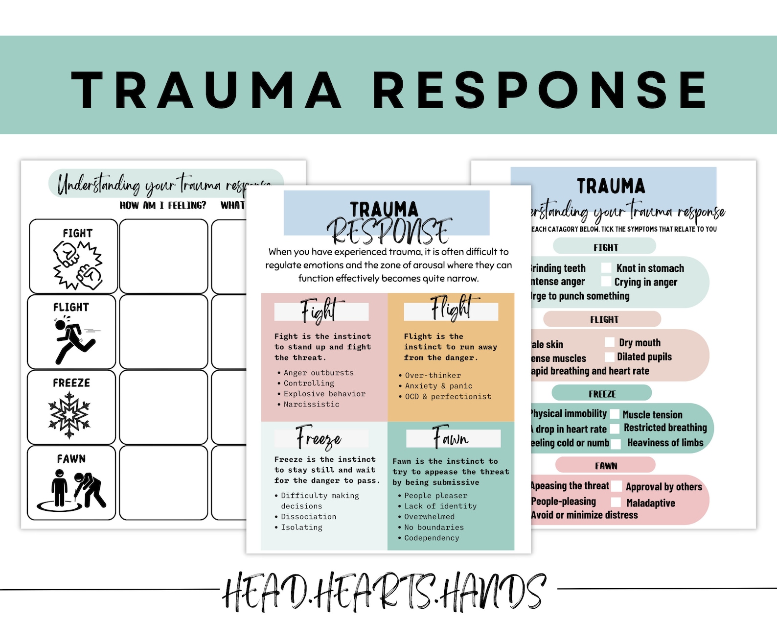 Trauma Worksheets, Trauma Response, PTSD Workbook, Narrative Therapy ...