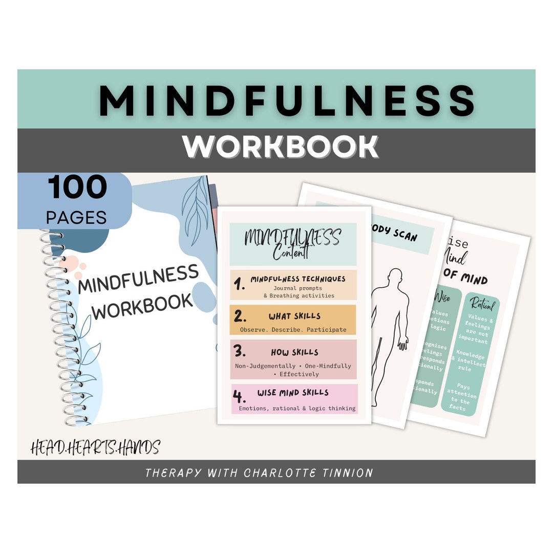 DBT Mindfulness Worksheets, Wise Mind, Anxiety Relief, Mindfulness ...