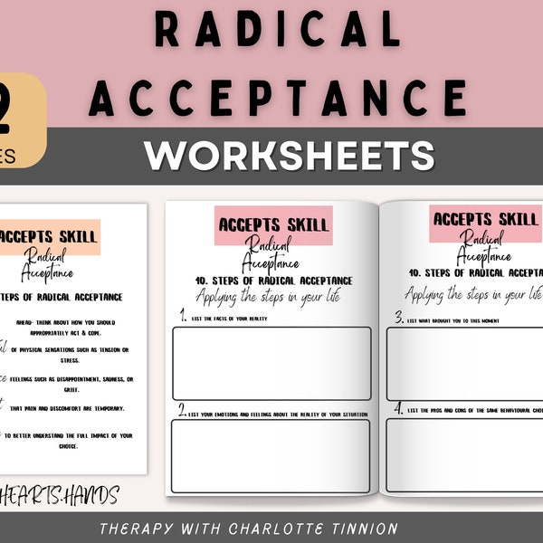 Acceptance Worksheets - Etsy