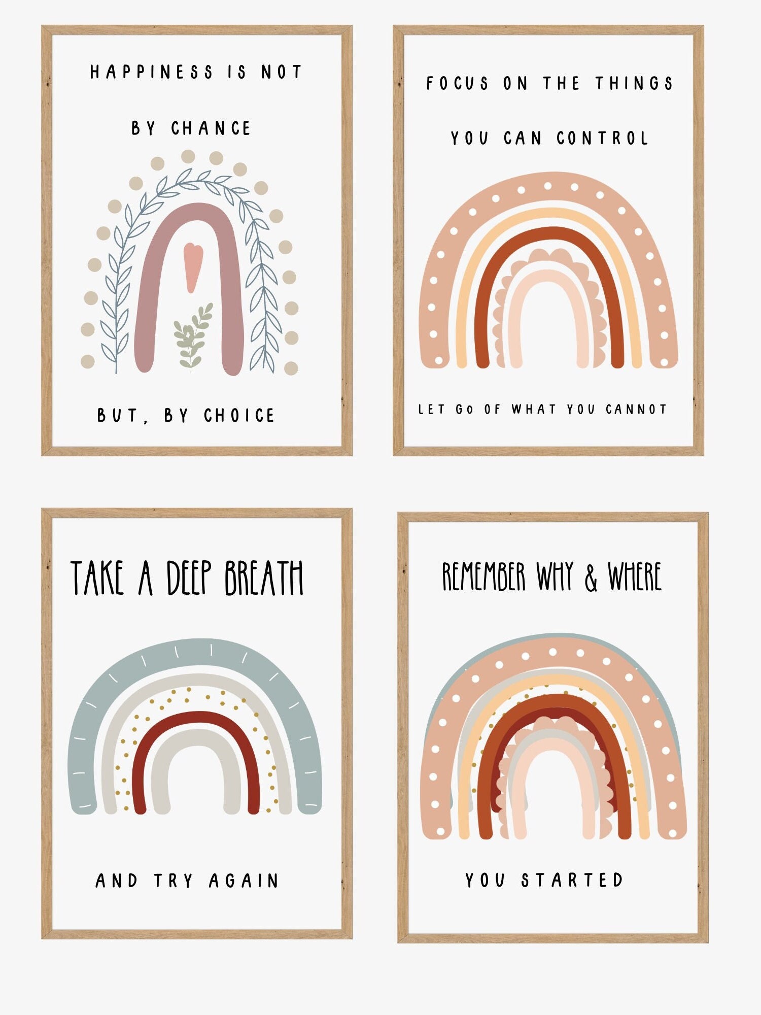 Motivational Therapy Poster Pack, Inspirational Therapy Quotes ...