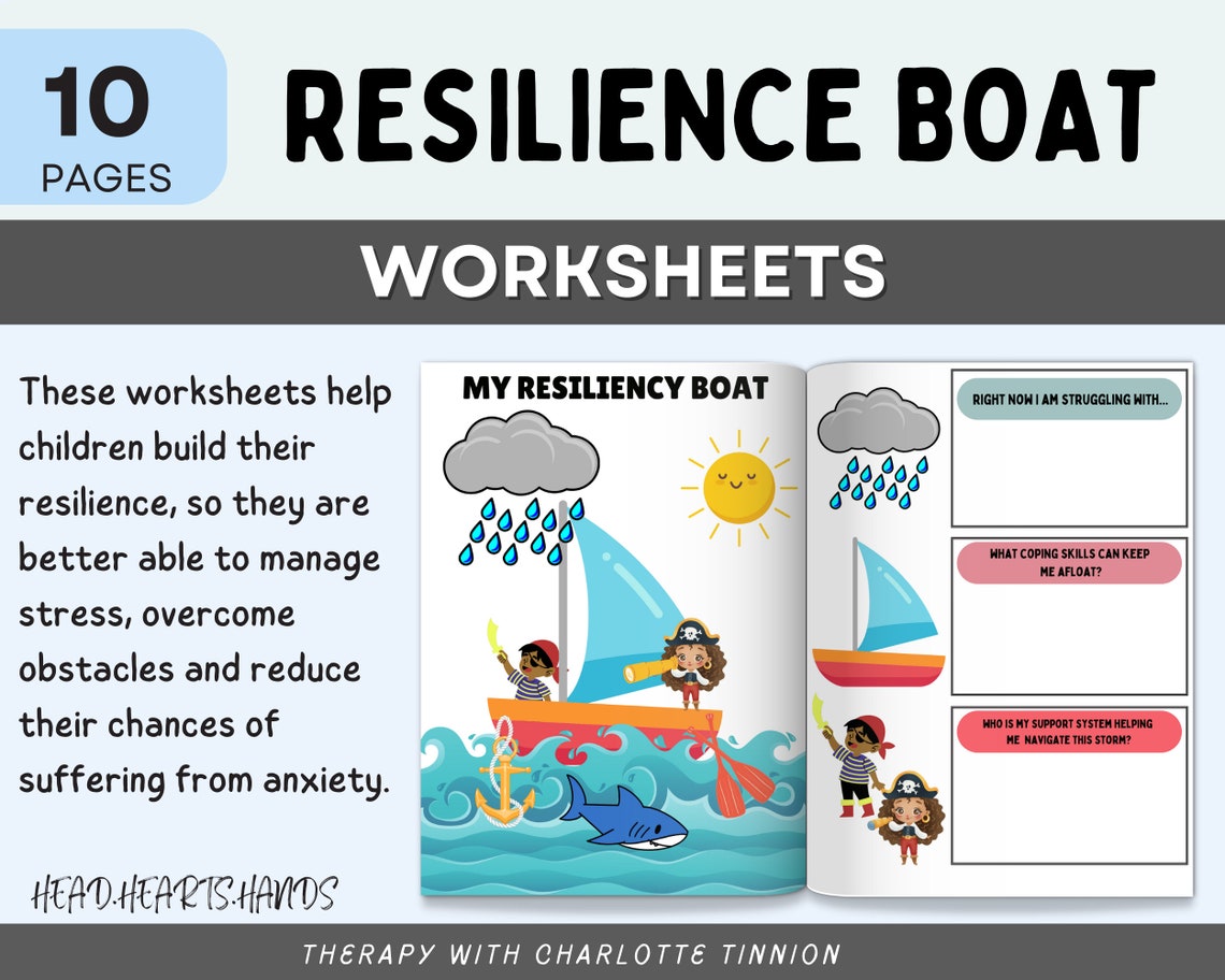 Resilience Worksheets for Kids, Social-emotional Learning, School ...