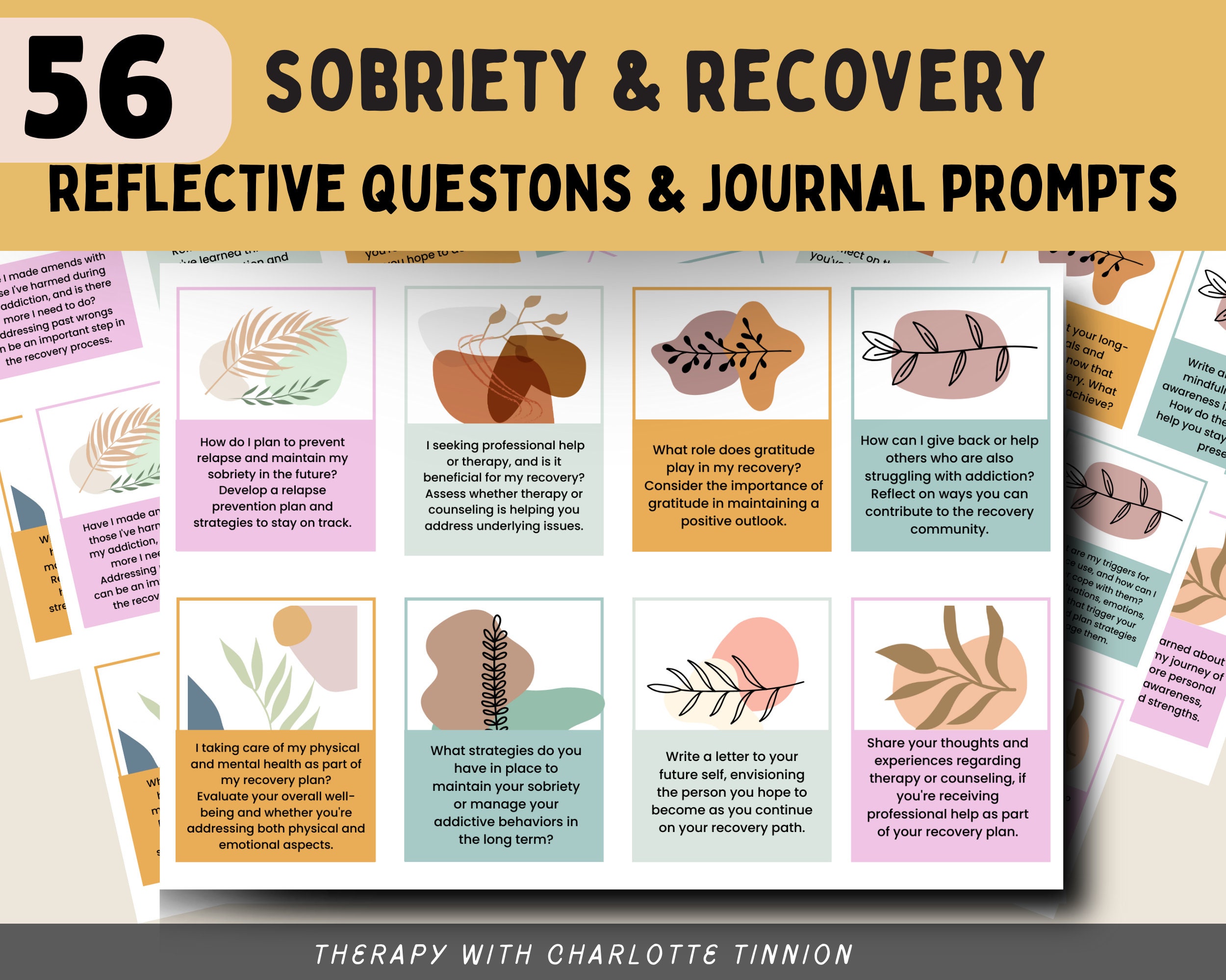 Sobriety Affirmation and Reflection Flashcards, Addiction and Recovery ...