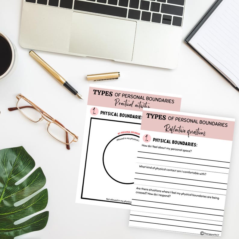 Boundaries Workbook, Personal Boundaries Worksheets, Interpersonal ...