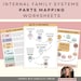 IFS Parts Mapping Exercise Worksheets, Internal Family Systems Workbook ...