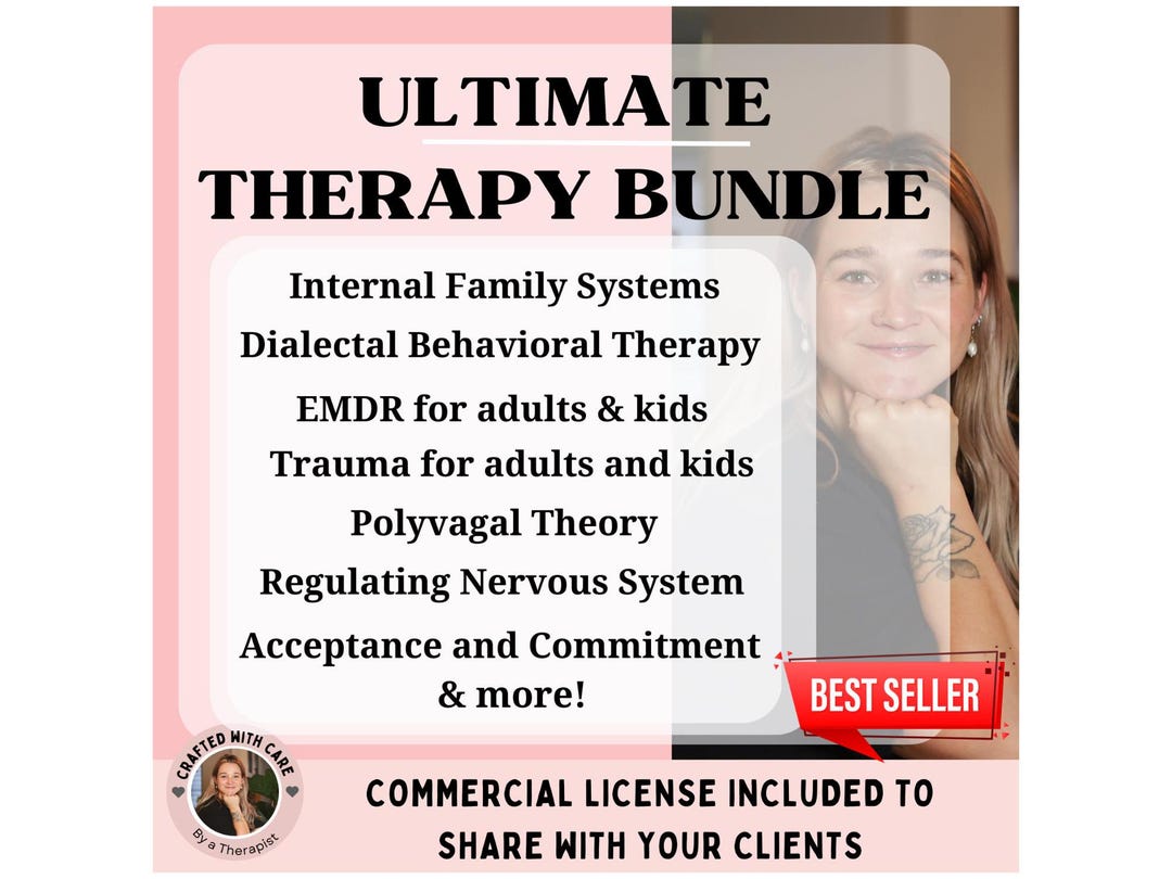 Ultimate Therapy Bundle, Psychology Resources, Therapy Worksheets, IFS ...