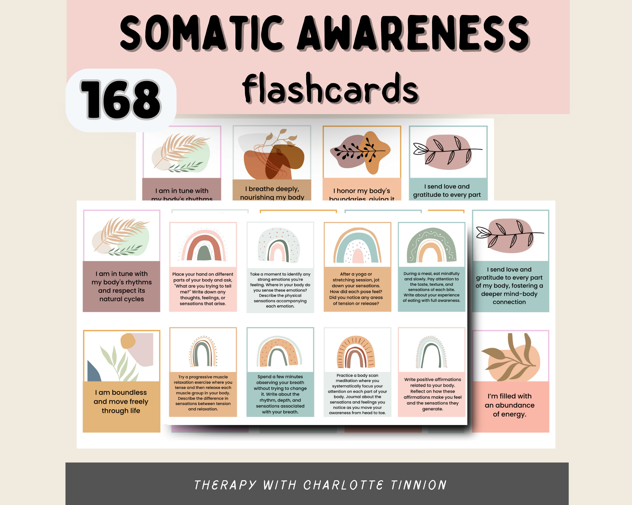 Somatic Awareness Journal Prompt, Somatic Awareness Affirmations ...