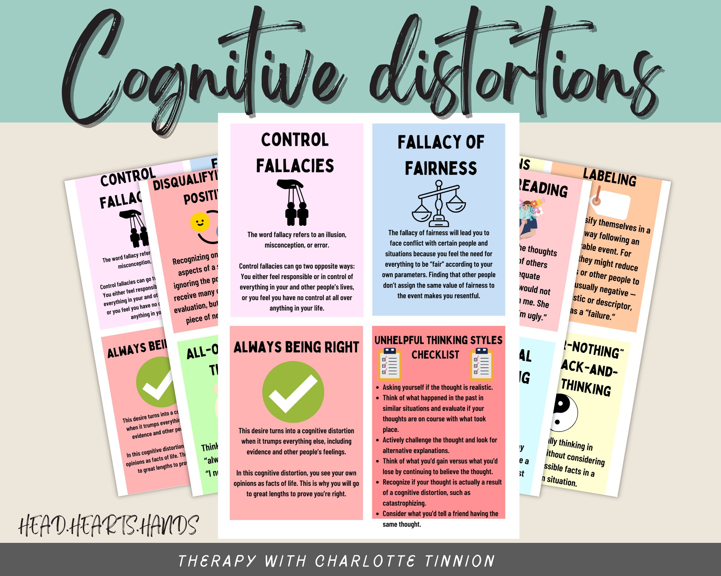 Anxiety Coping Skills Flash Cards, Affirmations Cards, Scripted ...