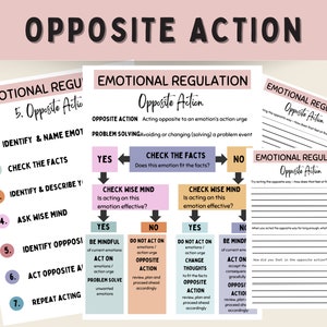 DBT Emotional Regulation Worksheets, DBT Worksheets, DBT Workbook, Dbt ...