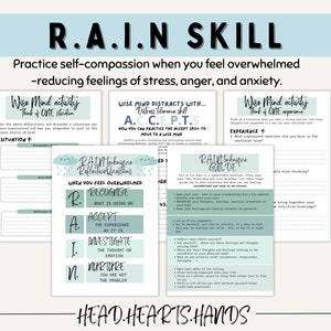 DBT Mindfulness Worksheets, Wise Mind, Anxiety Relief, Mindfulness ...