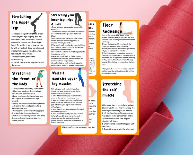 Somatic Awareness Flashcard Bundle, Somatic Awareness Journal Prompts ...