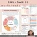 Boundaries Workbook, Personal Boundaries Worksheets, Interpersonal ...