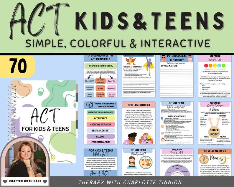 ACT Bundle, Acceptance Therapy, Acceptance and Commitment Therapy, Act ...