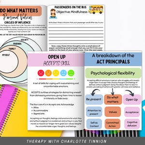 ACT Bundle, Acceptance Therapy, Acceptance and Commitment Therapy, Act ...