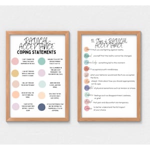ACT Hexaflex Poster, Therapist Office Decor, School Counselor, SEL - Etsy