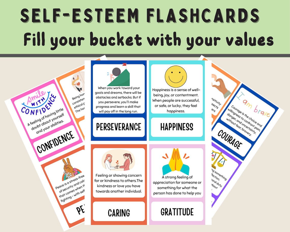 Self-esteem Worksheets Kids, Self-esteem Bucket, Teen Therapy ...