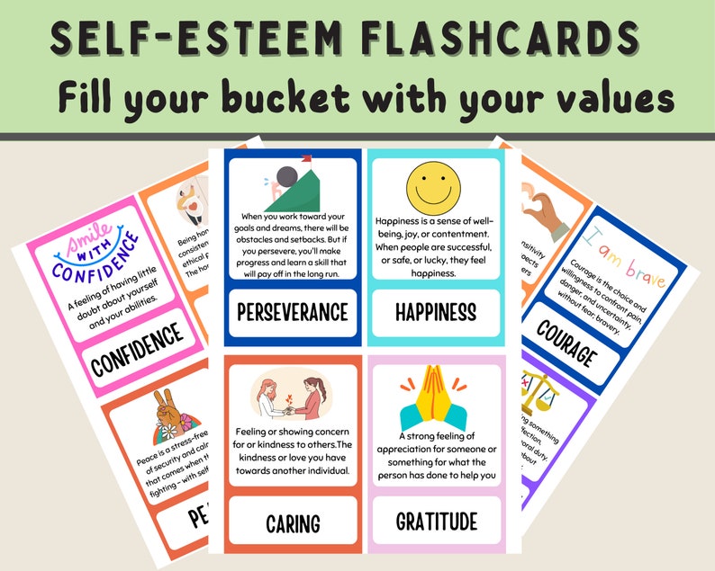 Self-esteem Worksheets Kids, Self-esteem Bucket, Teen Therapy ...