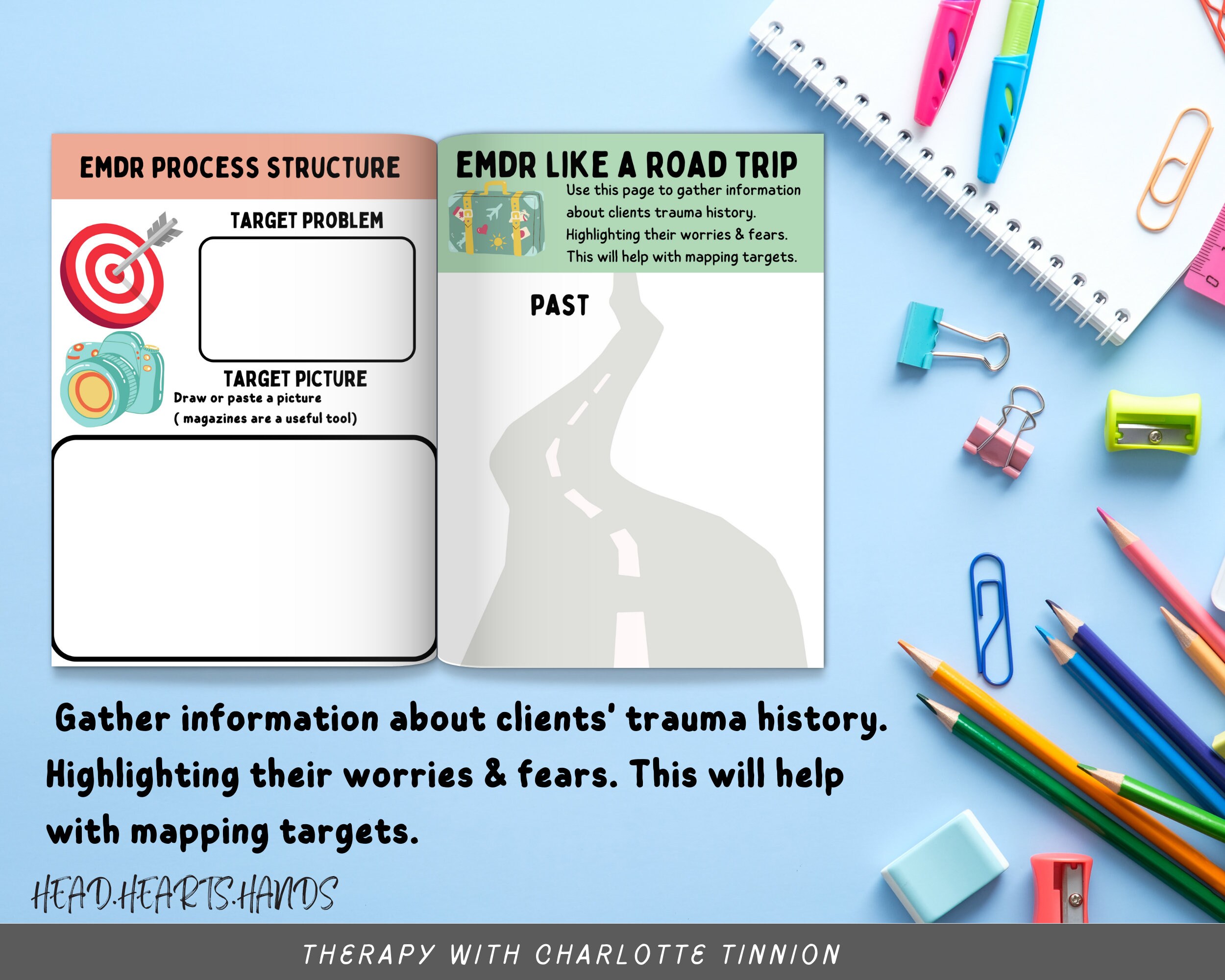 EMDR Workbook for Kids, EMDR Therapy, EMDR Cognitions, Trauma Therapy ...