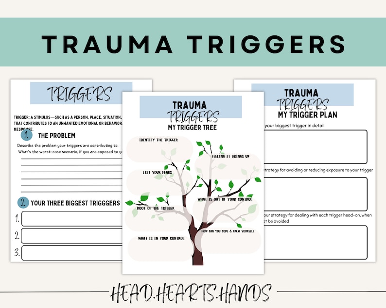 Trauma Worksheets, Trauma Response, PTSD Workbook, Narrative Therapy ...