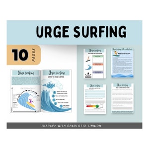 Urge Surfing Technique, Substance Use Worksheet, Addiction Therapy ...
