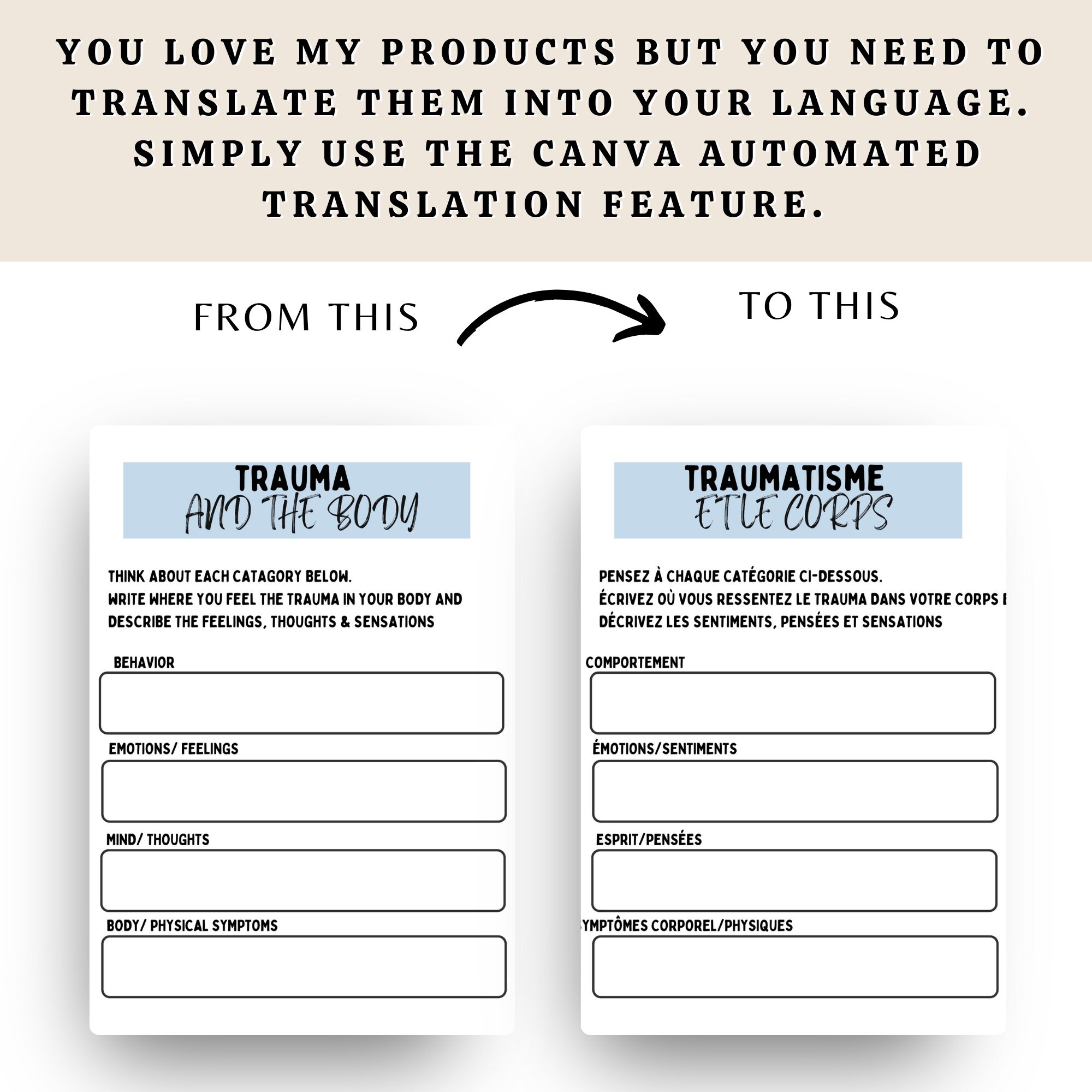 Canva Therapy Template Bundle, Therapy Mega Bundle, Therapy Worksheets ...