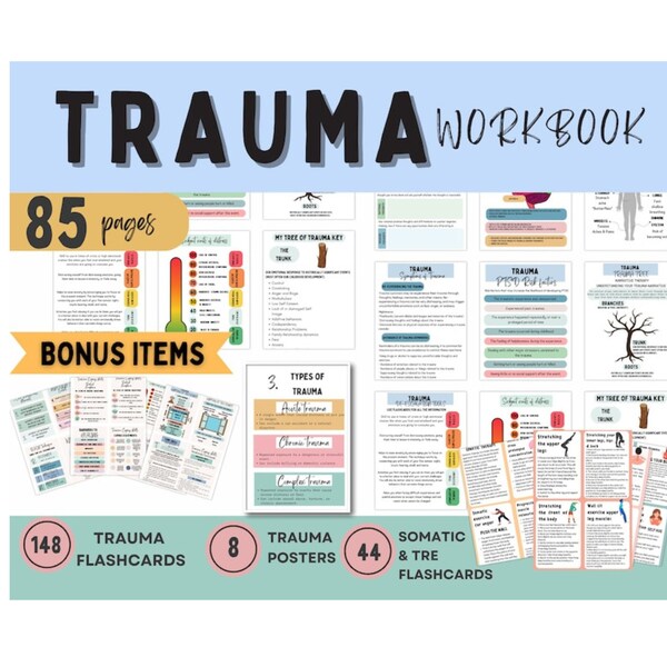 Trauma Workbook - Etsy