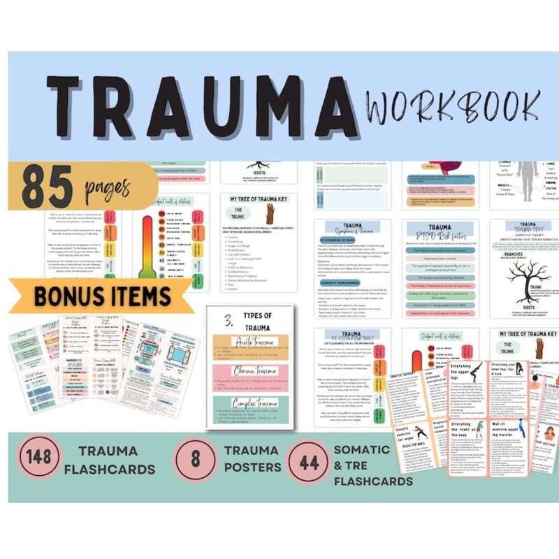 Trauma Workbook - Etsy