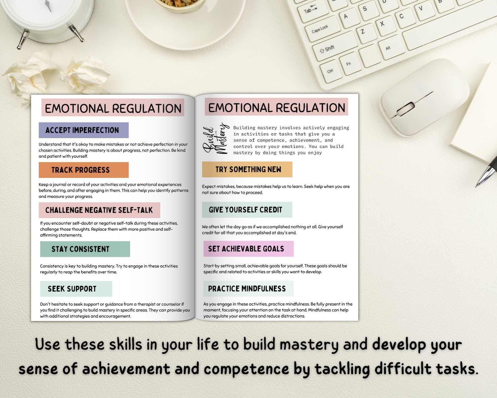 DBT Emotional Regulation Worksheets, DBT Worksheets, DBT Workbook, Dbt ...