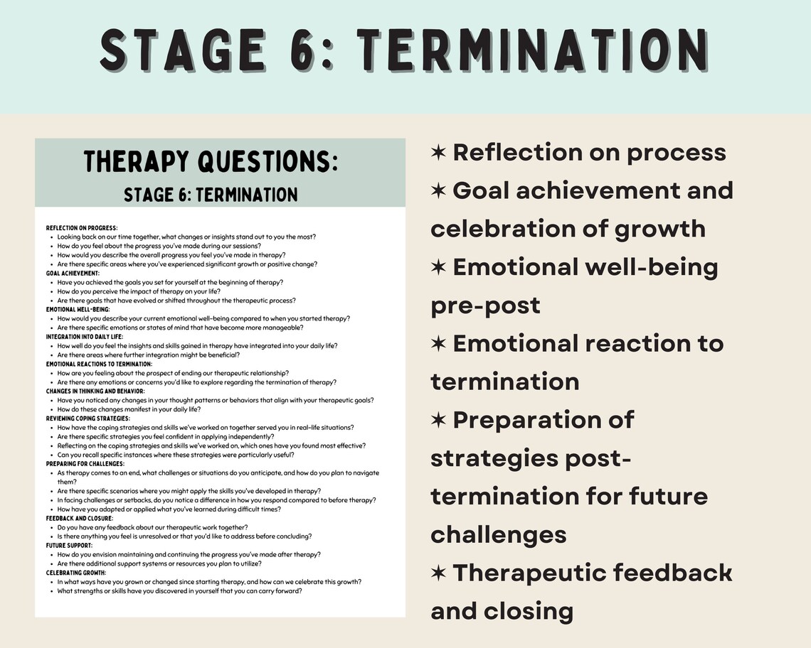 Therapy Questionnaire & Intervention Guide, Therapy Questions ...