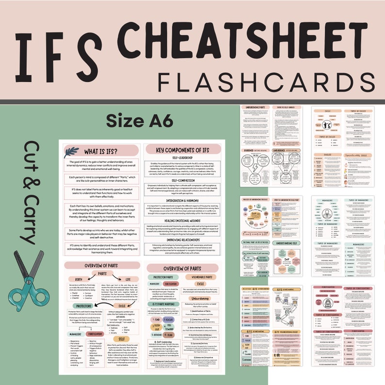 Internal Family Systems, IFS Cheat Sheet Flashcards, IFS Cheat Sheet ...