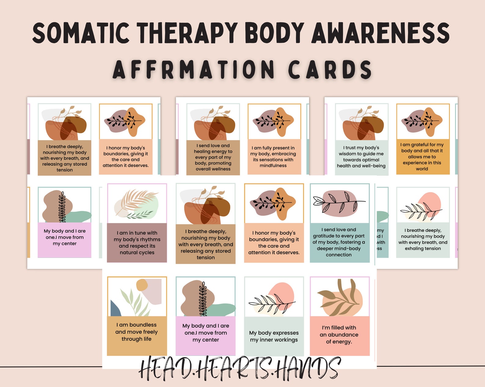 Somatic Awareness Journal Prompt, Somatic Awareness Affirmations ...