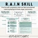 RAIN Technique Mindfulness Worksheets, DBT, Anxiety Relief (27-page) - Etsy