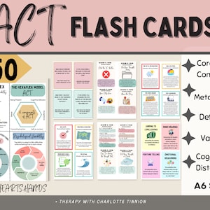 ACT Worksheet Bundle, Acceptance and Commitment Therapy, ACT Metaphors ...