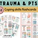 Trauma & PTSD Flashcards, Coping Skills, Anxiety Relief (PDF Download ...