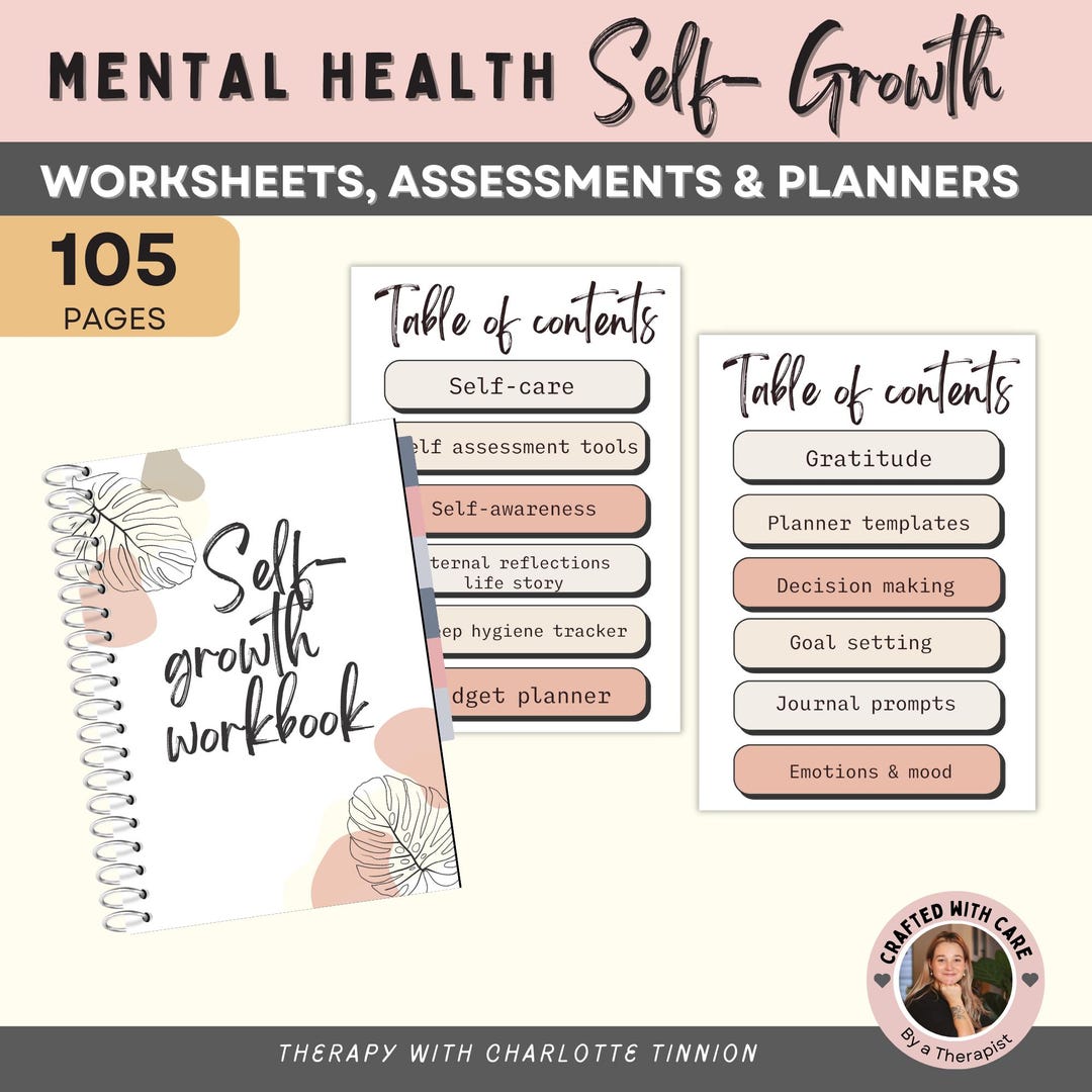 Mental Health Journal, Therapy Worksheets, CBT Worksheets, CBT Anxiety ...