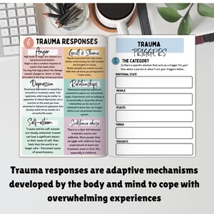 Trauma Therapy Workbook for Adults, Fight Flight Freeze Response ...