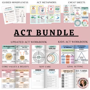 Therapy Bundle Worksheets, Counselling Tools, Psychoeducation, IFS ...
