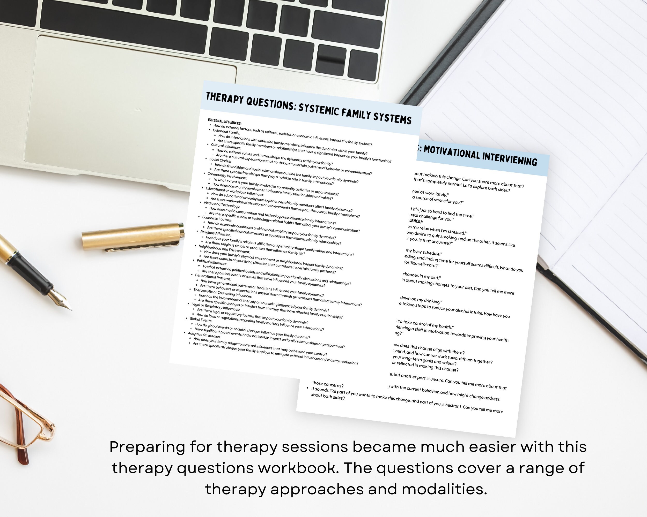 Therapy Questionnaire and Intervention Guide, Motivational Interviewing ...