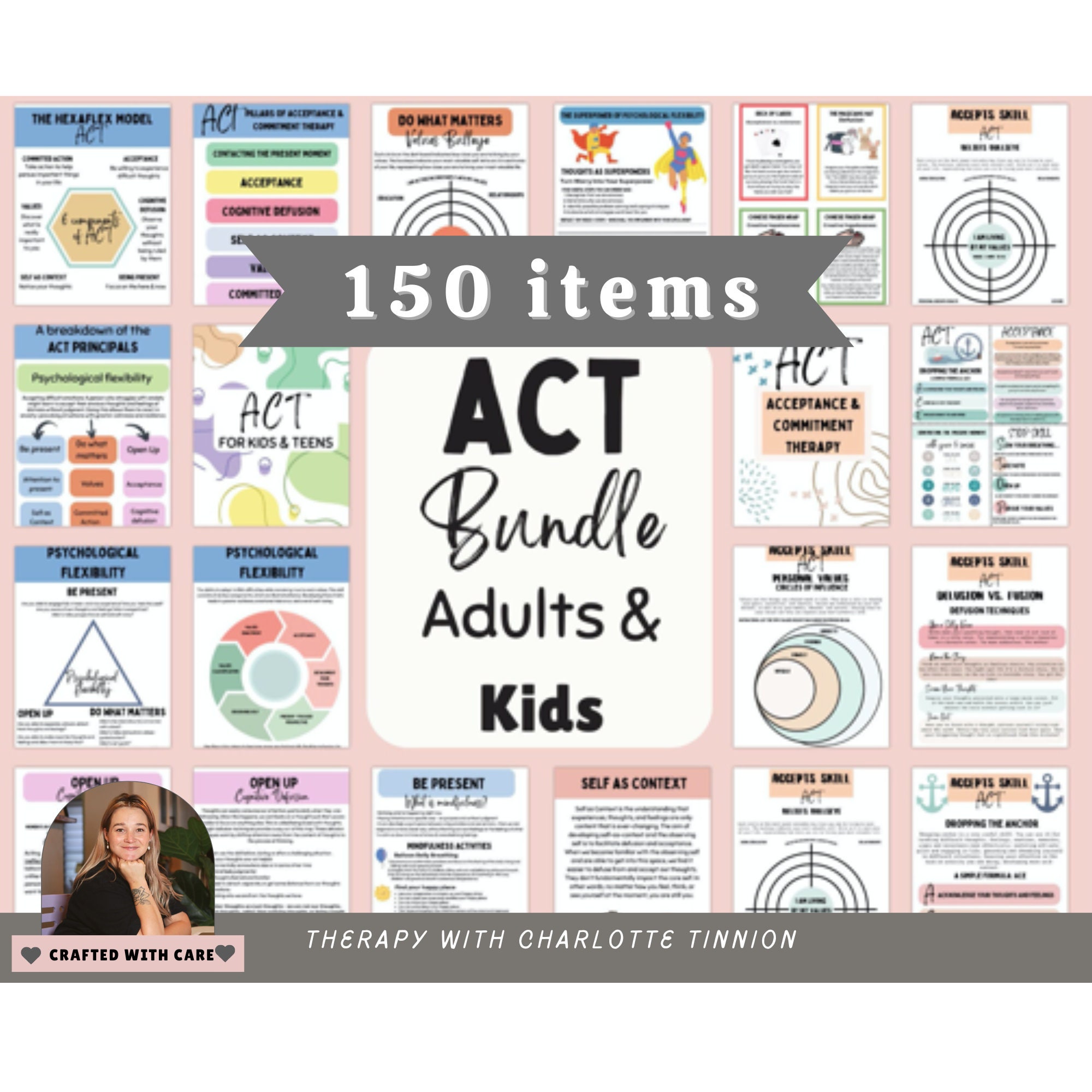 Therapy Bundle, Psychology Worksheets, Internal Family Systems, DBT ...