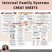 IFS Cheat Sheets Bundle, Internal Family Systems Guide (PDF Pattern) - Etsy